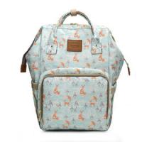 China Fashion Baby Diaper Bag Dust- resistant Waterproof Travel Backpack Cartoon Printed Storage Wet Dry Separate Backpack for sale