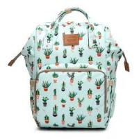 China Fashion Baby Diaper Bag Dust- resistant Waterproof Travel Backpack Cartoon Printed Storage Wet Dry Separate Backpack for sale