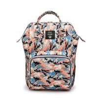 China Fashion Mommy Bags Waterproof Oxford Women Backpacks Large Capacity Diaper Bag With Stroller Strap For Baby Care for sale