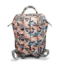 China Fashion Mommy Bags Waterproof Oxford Women Backpacks Large Capacity Diaper Bag With Stroller Strap For Baby Care for sale