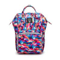 China Fashion Mommy Bags Waterproof Oxford Women Backpacks Large Capacity Diaper Bag With Stroller Strap For Baby Care for sale