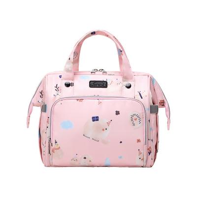 China Fashion Large Maternity Multifunctional Diaper Bag Waterproof Travel Shoulder Handbag for Mom for sale