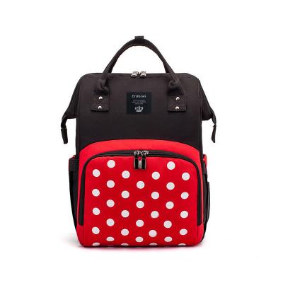 China Hot Insulation Mummy Maternity Nappy Bag Waterproof Large Capacity Baby Diaper Bag With Stroller Strap For Baby Care for sale
