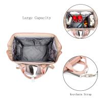 China Fashion Mummy Maternity Nappy Bag Diaper Bag Large Capacity Travel Backpack Nursing Bag For Baby Care With Stroller Strap for sale