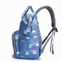 China Waterproof Large Capacity Maternity Diaper Bag Mommy Bag Multifunctional Nappy Backpack With Stroller Strap For Mom&Dad for sale