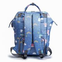 China Waterproof Large Capacity Maternity Diaper Bag Mommy Bag Multifunctional Nappy Backpack With Stroller Strap For Mom&Dad for sale