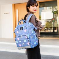 China Waterproof Large Capacity Maternity Diaper Bag Mommy Bag Multifunctional Nappy Backpack With Stroller Strap For Mom&Dad for sale