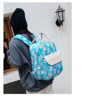 China Animal Prints Polyester Rucksack Changing Travel Diaper Bags 27*15*42cm for sale