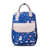 China Animal Prints Polyester Rucksack Changing Travel Diaper Bags 27*15*42cm for sale