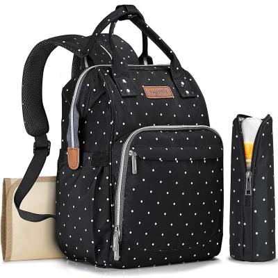 China Factory Hot Sell Diaper Bag Large Capacity Mommy Maternity Nappy Backpack with USB Stroller Hooks for Baby Car for sale