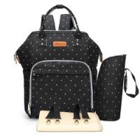 China Factory Hot Sell Diaper Bag Large Capacity Mommy Maternity Nappy Backpack with USB Stroller Hooks for Baby Car for sale