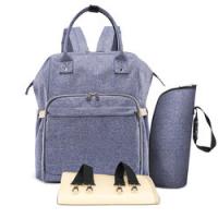China Factory Hot Sell Diaper Bag Large Capacity Mommy Maternity Nappy Backpack with USB Stroller Hooks for Baby Car for sale