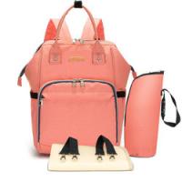 China Factory Hot Sell Diaper Bag Large Capacity Mommy Maternity Nappy Backpack with USB Stroller Hooks for Baby Car for sale