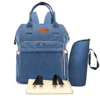 China Factory Hot Sell Diaper Bag Large Capacity Mommy Maternity Nappy Backpack with USB Stroller Hooks for Baby Car for sale
