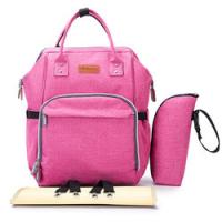 China Factory Hot Sell Diaper Bag Large Capacity Mommy Maternity Nappy Backpack with USB Stroller Hooks for Baby Car for sale