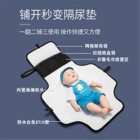 China Multifunctional Portable Infant Baby Foldable Urine Mat Waterproof Nappy Diaper Bag Changing Cover Pad Travel Outdoor for sale