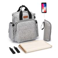 China Waterproof Anti Theft Expanding Backpack Nursing Bag OEM ODM for sale