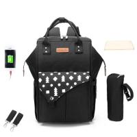 China Fashion Waterproof Diaper Bags Mummy Maternity Nappy Changing Bag Large Capacity Travel Backpack drop shipping for Mom&Dad for sale