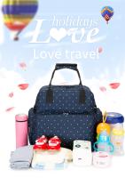 China Waterproof Anti-theft Nappy Tote Diaper Bag Multi-Function Travel Backpack Maternity Diaper Shoulder Bag with Changing Mat for sale