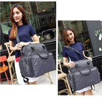 China Waterproof Anti-theft Nappy Tote Diaper Bag Multi-Function Travel Backpack Maternity Diaper Shoulder Bag with Changing Mat for sale