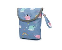 China Wholesale Infant Cloth Toilet Diaper Bag Mini Waterproof Wet Dry Package for Baby Nappy Pouch Reusable Bag for sale