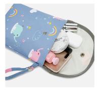China Wholesale Infant Cloth Toilet Diaper Bag Mini Waterproof Wet Dry Package for Baby Nappy Pouch Reusable Bag for sale