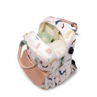 China New Print Multi-function Baby Care Backpacks Waterproof Mommy Outdoor Travel Diaper Bags Large Capacity Mom Maternity Mochila for sale