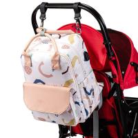 China New Print Multi-function Baby Care Backpacks Waterproof Mommy Outdoor Travel Diaper Bags Large Capacity Mom Maternity Mochila for sale