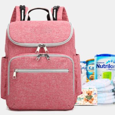 China Outdoor Hiking Camping Picnic Casual Backpack Waterproof Fashion Multi-function Large Capacity Diaper Bag for Mom&Dad Mochila for sale