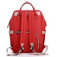 China Water Resistant Red 17L Changing Bag Backpack Large Capacity 0.55kg for sale