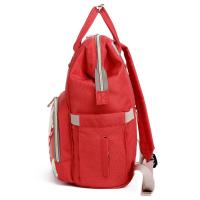 China Water Resistant Red 17L Changing Bag Backpack Large Capacity 0.55kg for sale