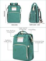 China New Baby Diaper Bag Bed Backpack For Mom Maternity Bag For Large Capacity Nursing Bag for Baby Care Upgrade Hooks for sale