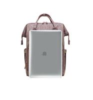 China ISO9001 Pink Oxford Cloth Large Capacity Mommy Nappy Bag Backpack for sale