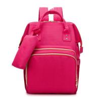 China 2022 High Quality Zipper Softback Mommy Diaper Bag Stroller Baby Care Waterproof USB Backpack for sale