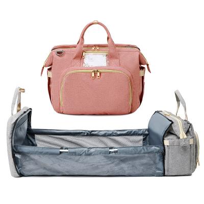 China OEM Flap Nappy Large Capacity Backpack Diaper Bag 40*19*32CM for sale
