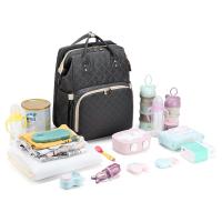 China Fashion Mother Bag Portable Light Folding Design Crib Mother Multifunctional Diaper Backpack for sale