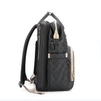 China Fashion Mother Bag Portable Light Folding Design Crib Mother Multifunctional Diaper Backpack for sale