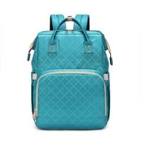 China Fashion Mother Bag Portable Light Folding Design Crib Mother Multifunctional Diaper Backpack for sale