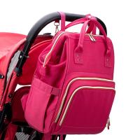 China Multifunctional Adventure Diaper Bag Backpack With USB D Buckle Trailer Design for sale