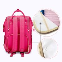 China Multifunctional Adventure Diaper Bag Backpack With USB D Buckle Trailer Design for sale