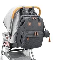 China 20L Nylon 600D Folding Diaper Bag Multifunctional Nappy Bag 1.4kg for sale