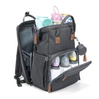 China 20L Nylon 600D Folding Diaper Bag Multifunctional Nappy Bag 1.4kg for sale