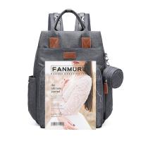 China 17L Polyester Cotton Foldable Diaper Bag Backpack 40*30*13CM for sale