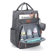 China 17L Polyester Cotton Foldable Diaper Bag Backpack 40*30*13CM for sale