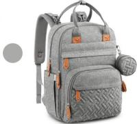 China Embossing Anti Theft Large Capacity Diaper Bag Backpack 20-35 Litre for sale