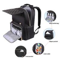 China New Large-capacity Diaper Bag Multi functional Backpack Mummy Bag Small Fresh Mother and Baby Backpack for sale