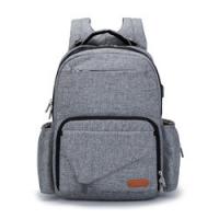 China Maternity Diaper Bag Backpack With USB Interface 11.4*7.5*17.7inch for sale