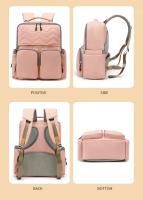 China Multi Pocket Large Diaper Bag Backpack Bags For Travel OEM ODM for sale