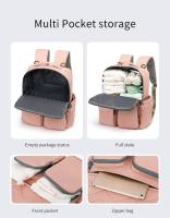 China Multi Pocket Large Diaper Bag Backpack Bags For Travel OEM ODM for sale