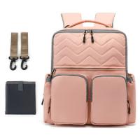 China Multi Pocket Large Diaper Bag Backpack Bags For Travel OEM ODM for sale